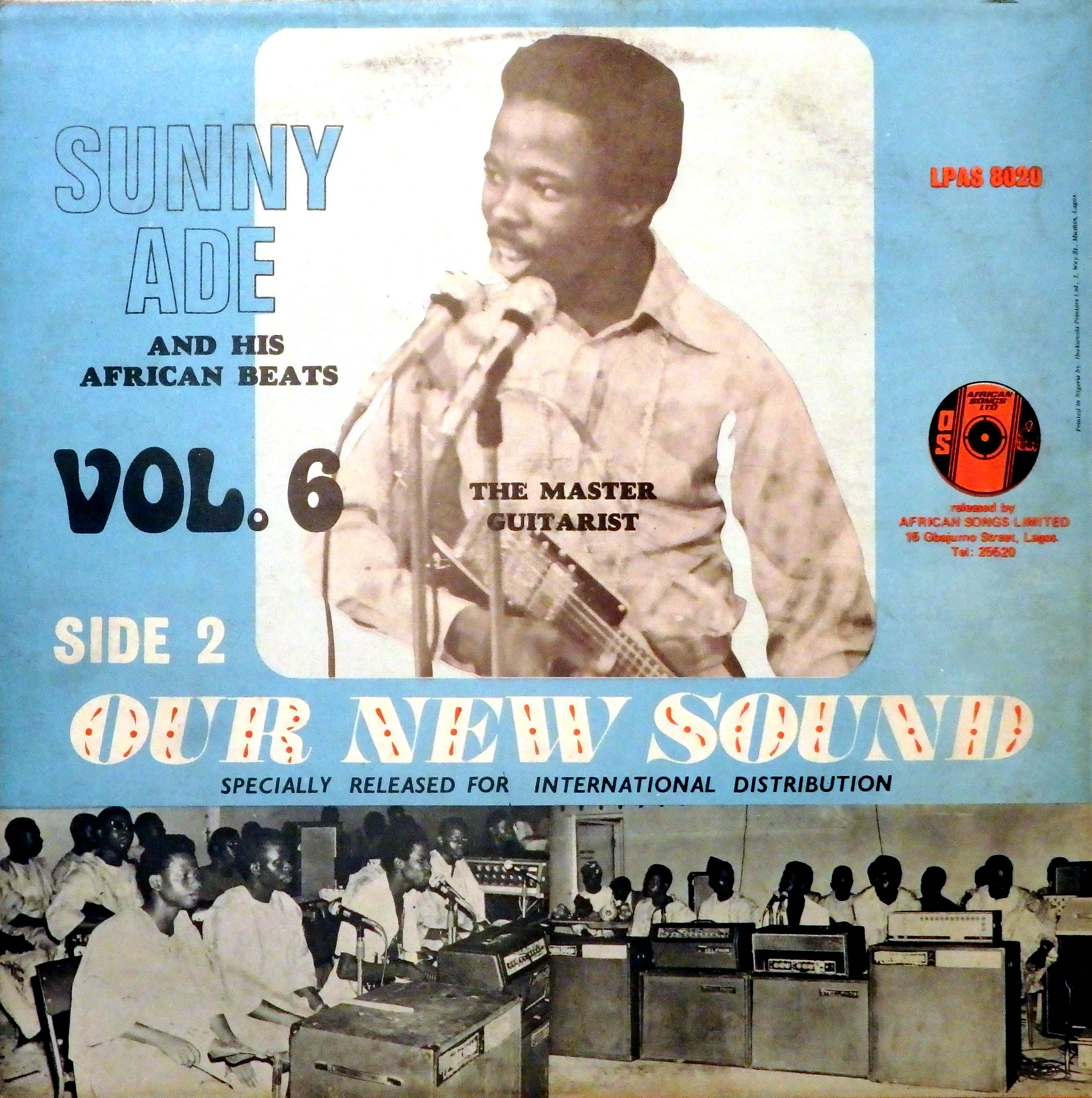 Sunny Adé and his African Beats The Master Guitarist vol. 6 African ...